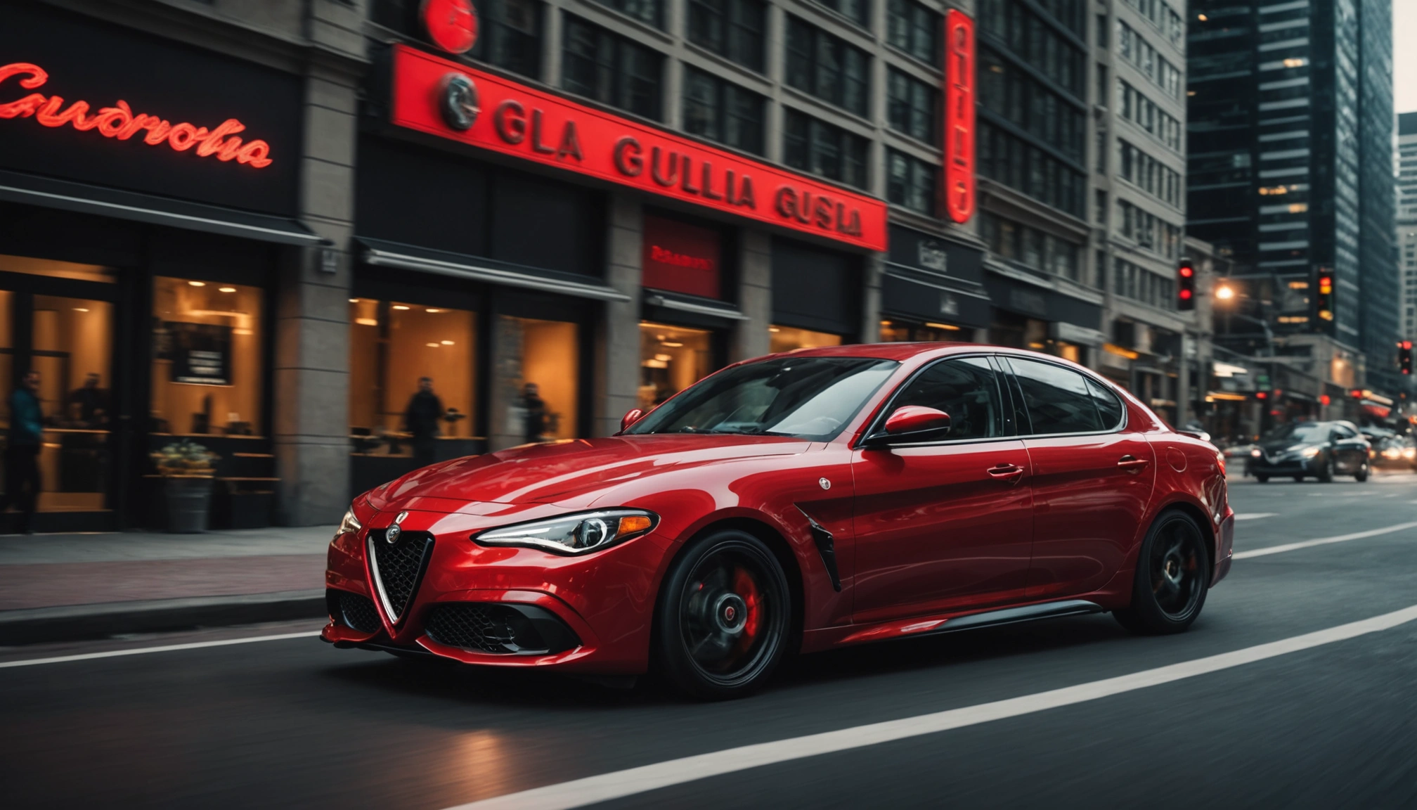 L'Alfa Romeo Giulia Quadrifoglio dans 6 Underground